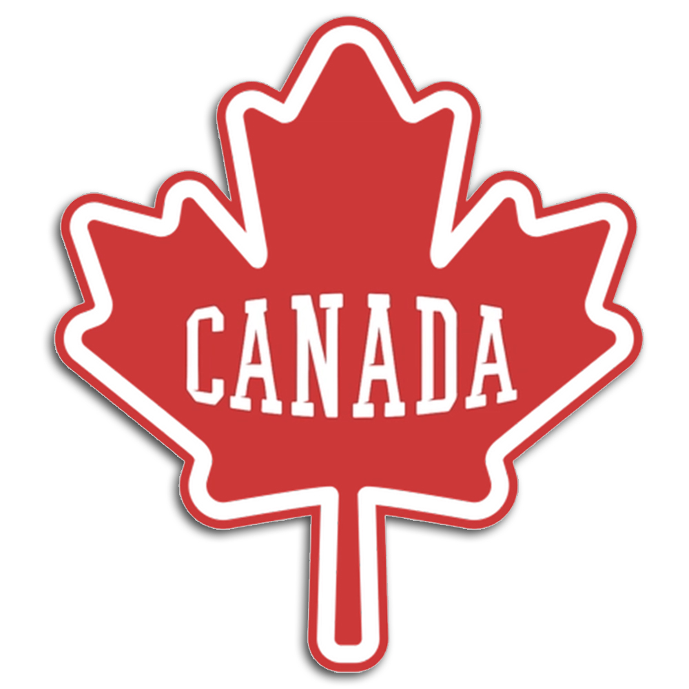 Buy Canada Stickers (Custom Cut) As Low As $9.99!