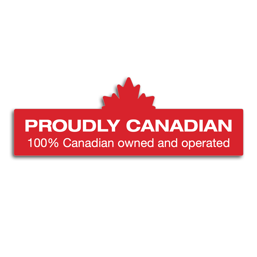 Buy Proudly Canadian Owned And Operated Custom Cut Stickers As Low As ...