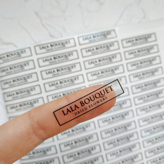 Buy Custom Clear Rectangle Stickers From $14.99 - Peterborough Print