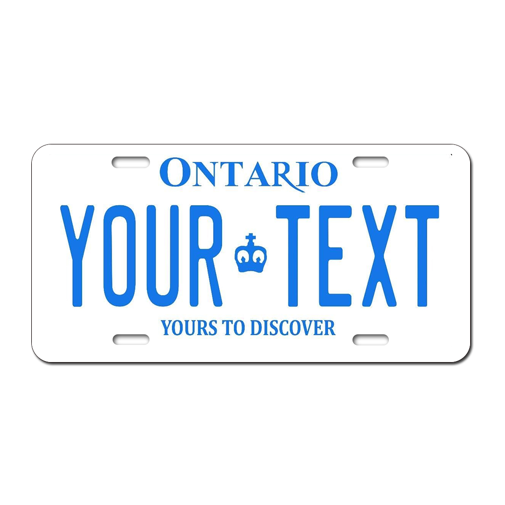 Buy Custom License Plates From $15.99 - Peterborough Print