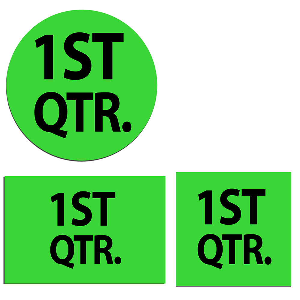 Buy 1st Quarter Labels As Low As $9.99 At Peterborough Print