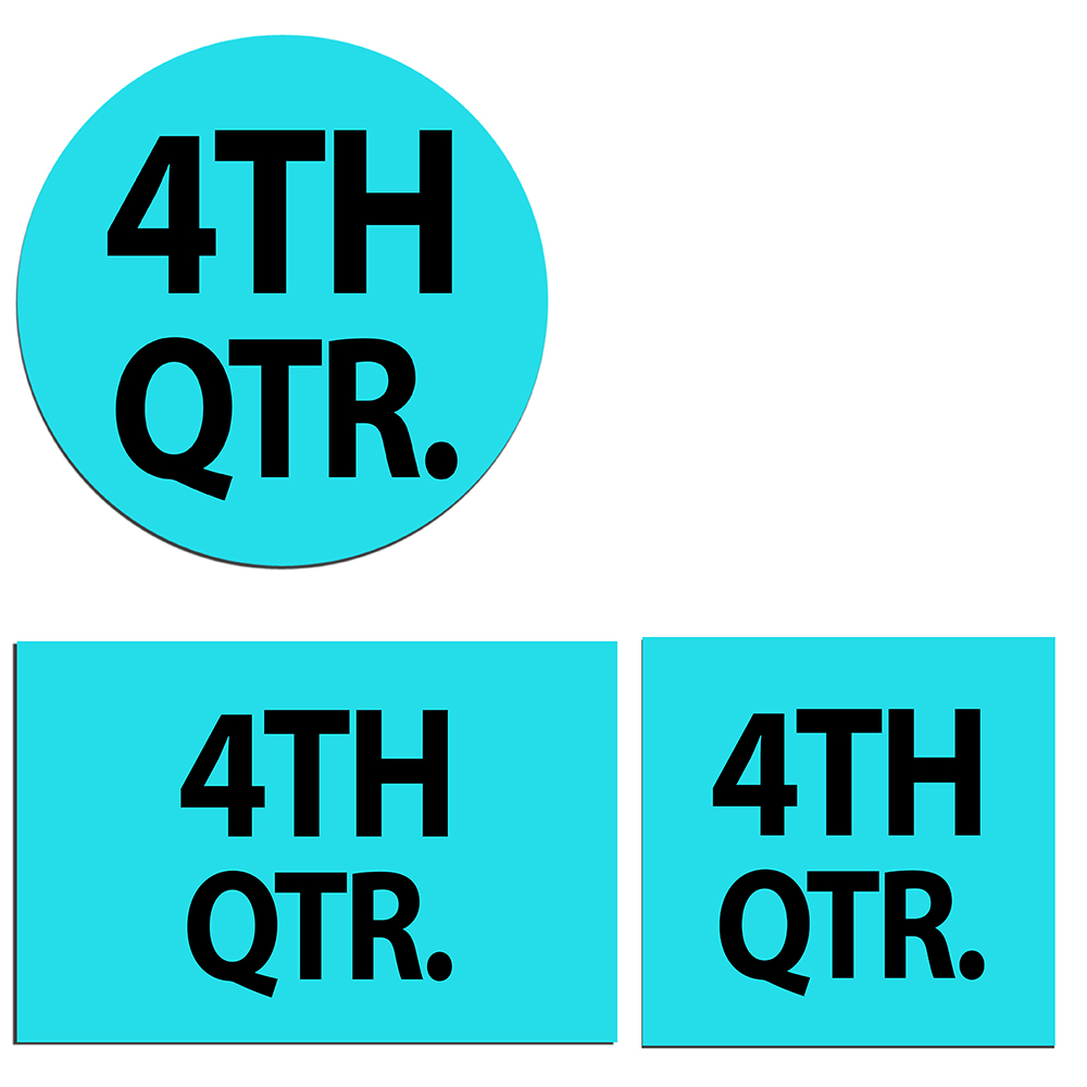 Buy 4th Quarter Labels As Low As $9.99 At Peterborough Print