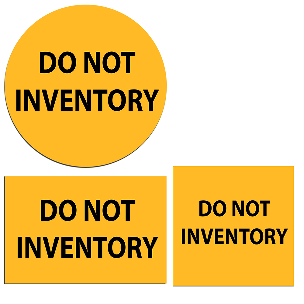 Buy Do Not Inventory Labels As Low As $9.99 At Peterborough Print