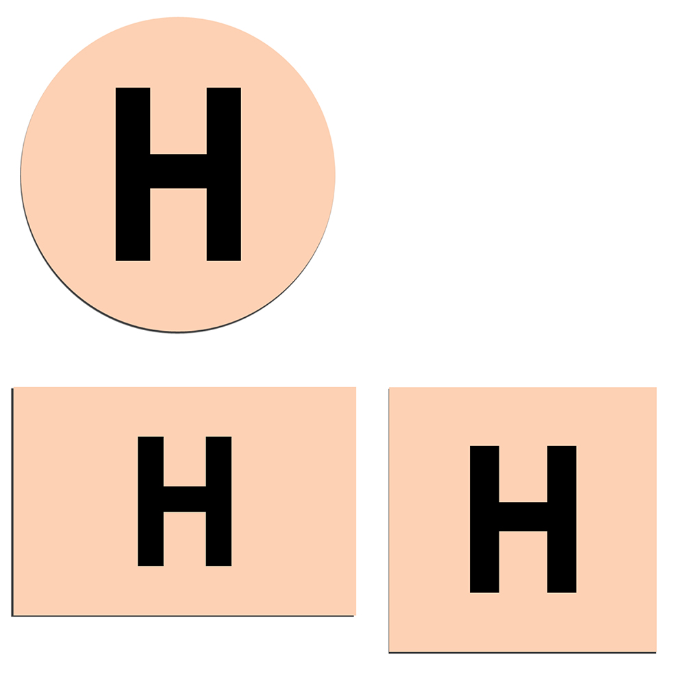 Buy Letter H Labels As Low As $9.99 At Peterborough Print