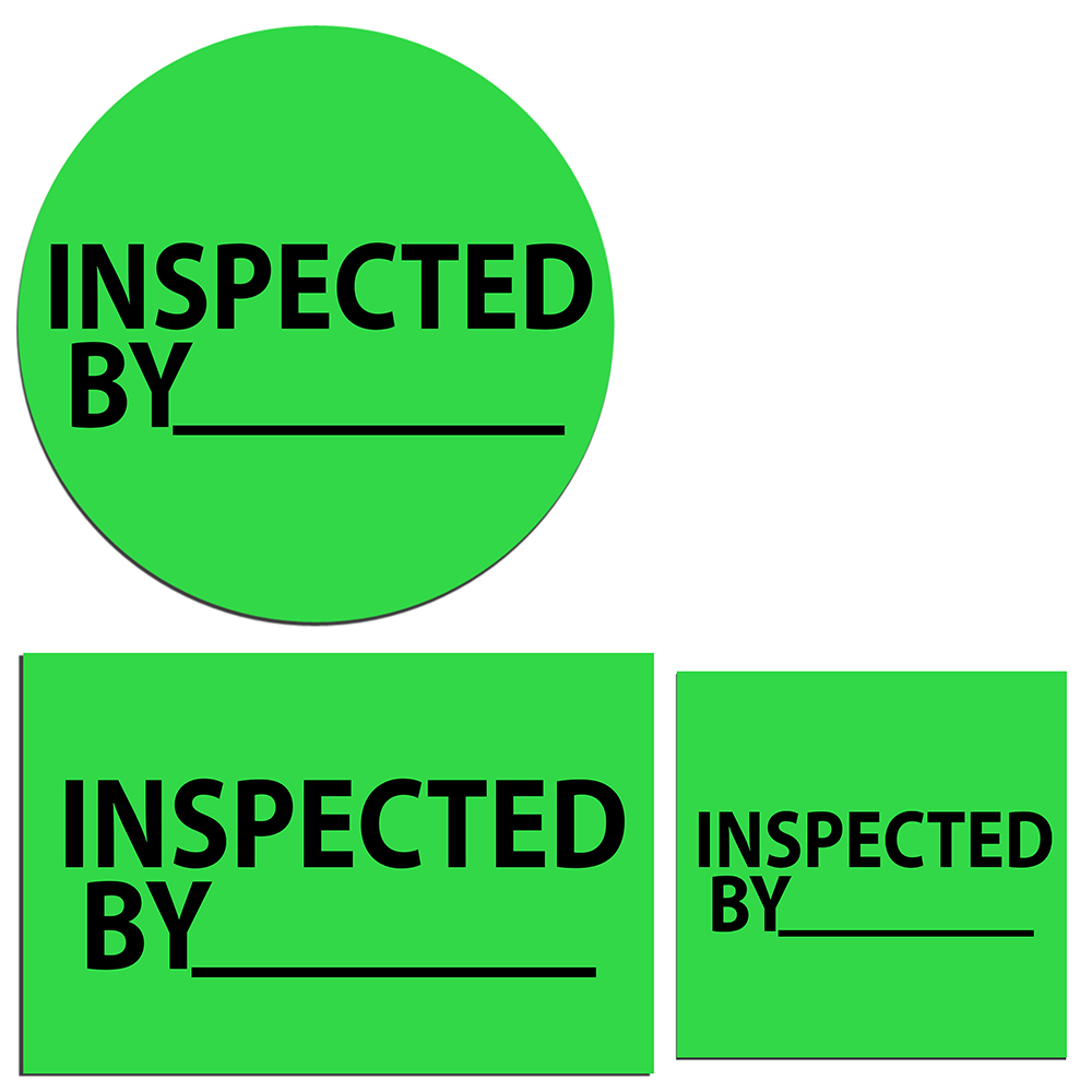 Buy Inspected By Labels As Low As $9.99 At Peterborough Print