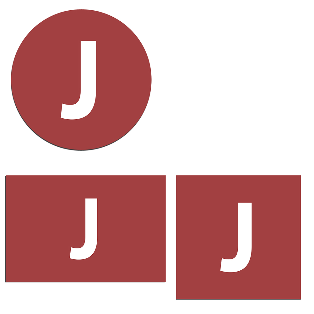 Buy Letter J Labels As Low As $9.99 At Peterborough Print