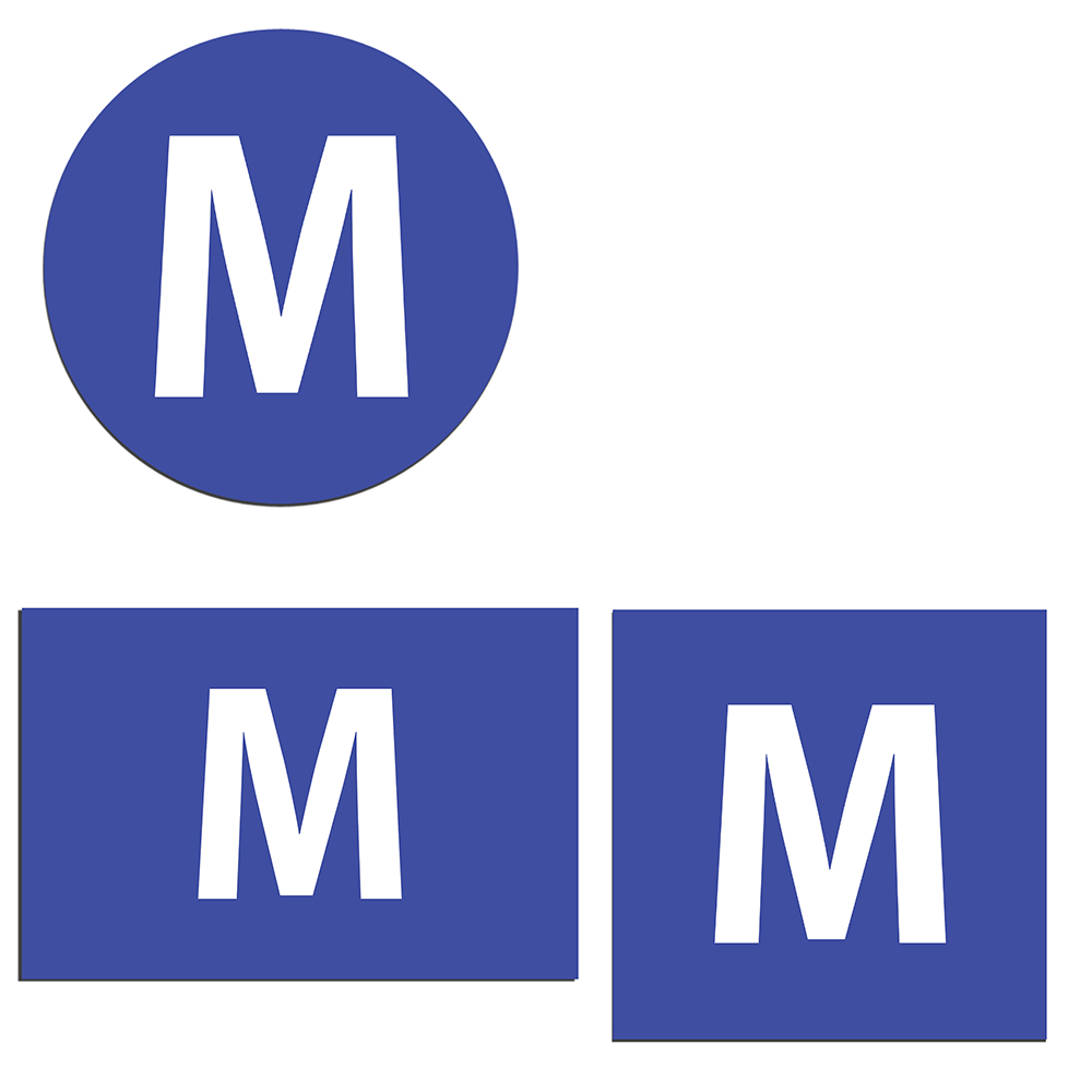 Buy Letter M Labels As Low As $9.99 At Peterborough Print