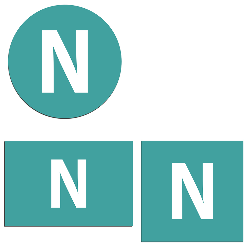 Buy Letter N Labels As Low As $9.99 At Peterborough Print