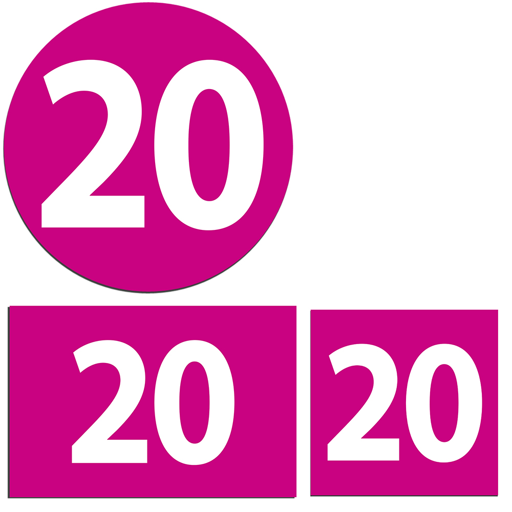 Buy Number 20 Labels As Low As $9.99 At Peterborough Print