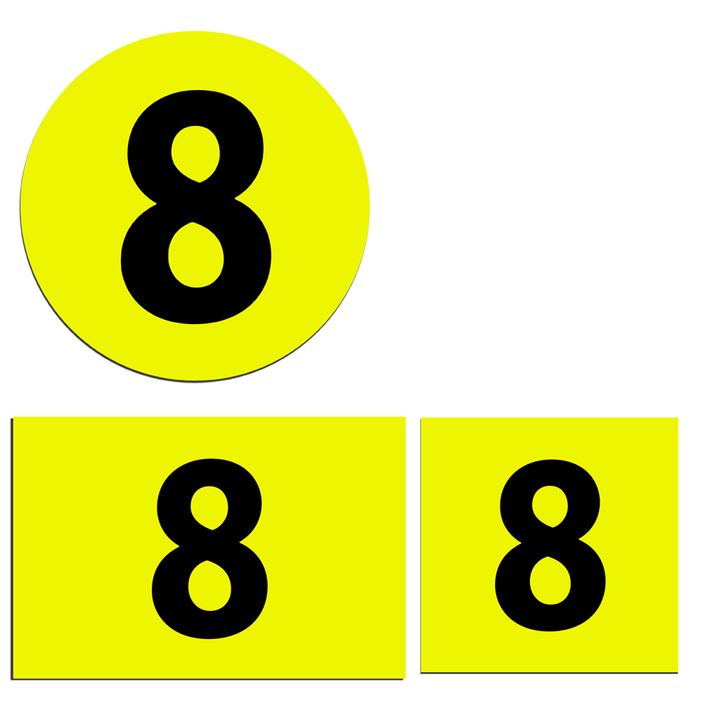 Buy Number 8 Labels As Low As $9.99 At Peterborough Print