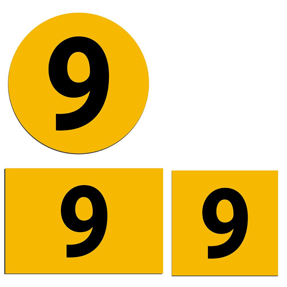 Buy Number 9 Labels As Low As $9.99 At Peterborough Print