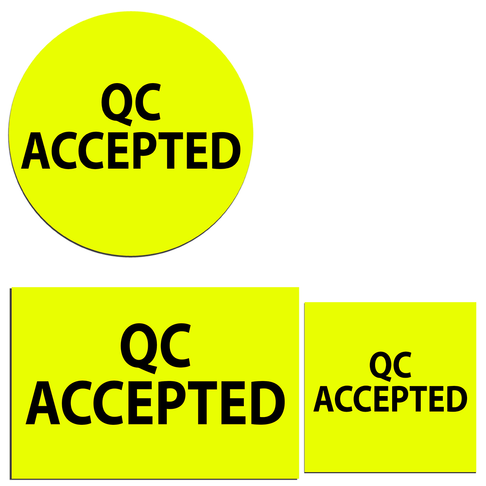 Buy QC Accepted Labels As Low As $9.99 At Peterborough Print