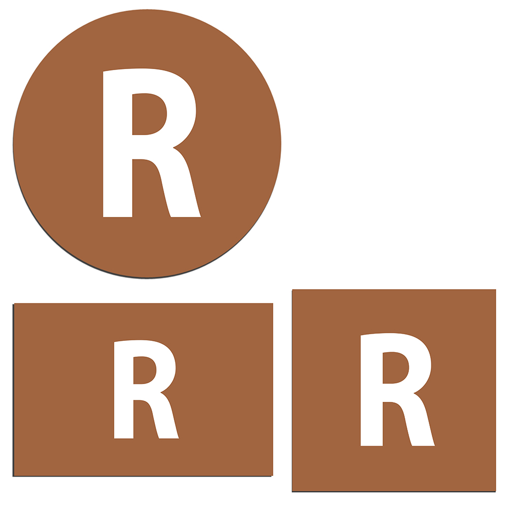 Buy Letter R Labels As Low As $9.99 At Peterborough Print