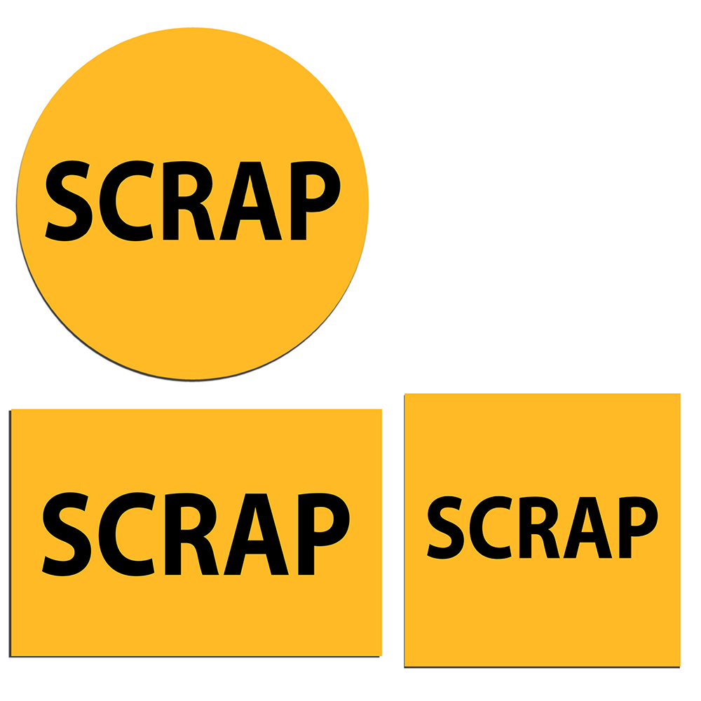 Buy Scrap Labels As Low As $9.99 At Peterborough Print