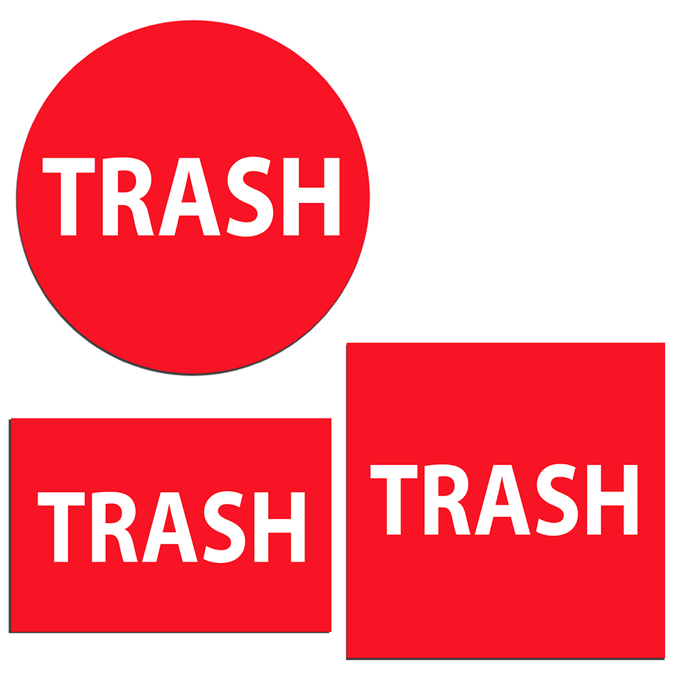 Buy Trash Labels As Low As $9.99 At Peterborough Print