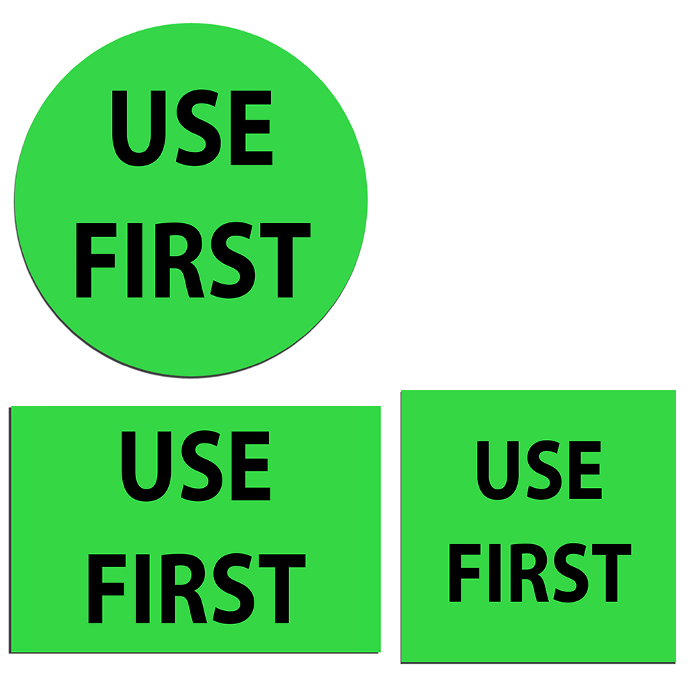 Buy Use First Labels - Version 2 As Low As $9.99 At Peterborough Print