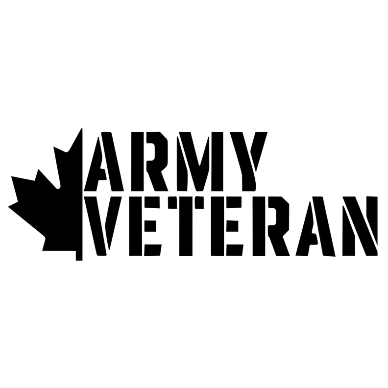 Buy Canada Army Veteran Maple Leaf Decals As Low As $12.99!