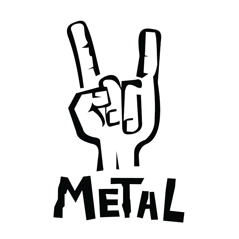 Buy Rock Metal Hand Gesture Decals As Low As $12.99!