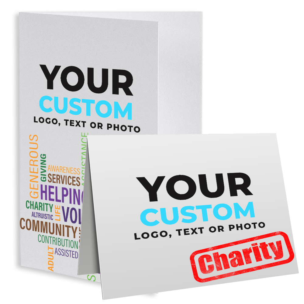 Buy Custom Charity Cards as low as $1.80 - Peterborough Print